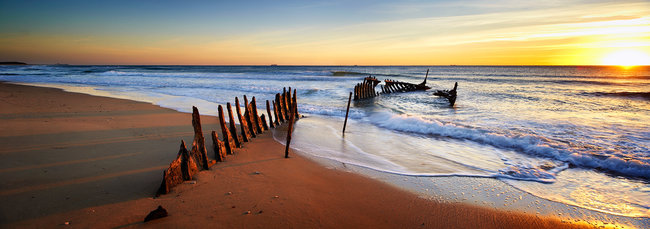 Dicky Beach Shipwreck :: Golden Hours Photos « AustralianLight ...